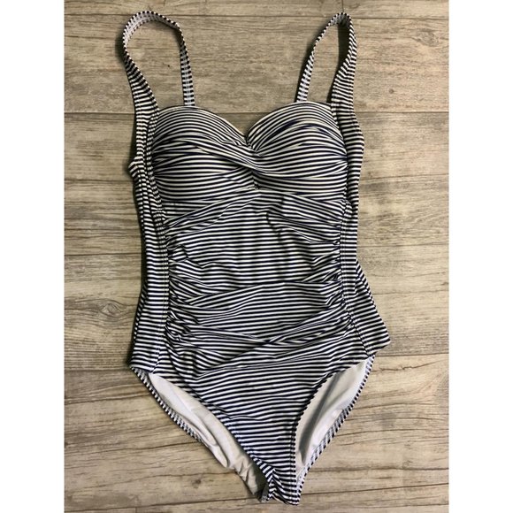 Nip Tuck Swim Niptuck Striped Onepiece Swimsuit 6 Poshmark